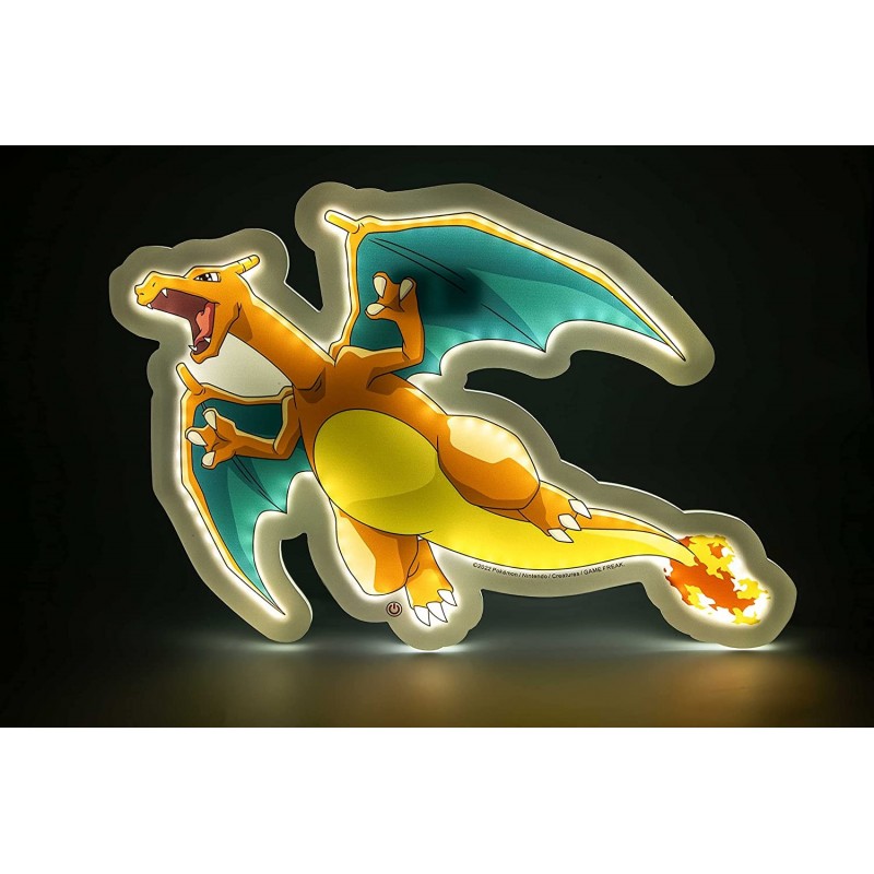 Lámpara Charizard Pokémon Light-Up Neon Style 30 cms