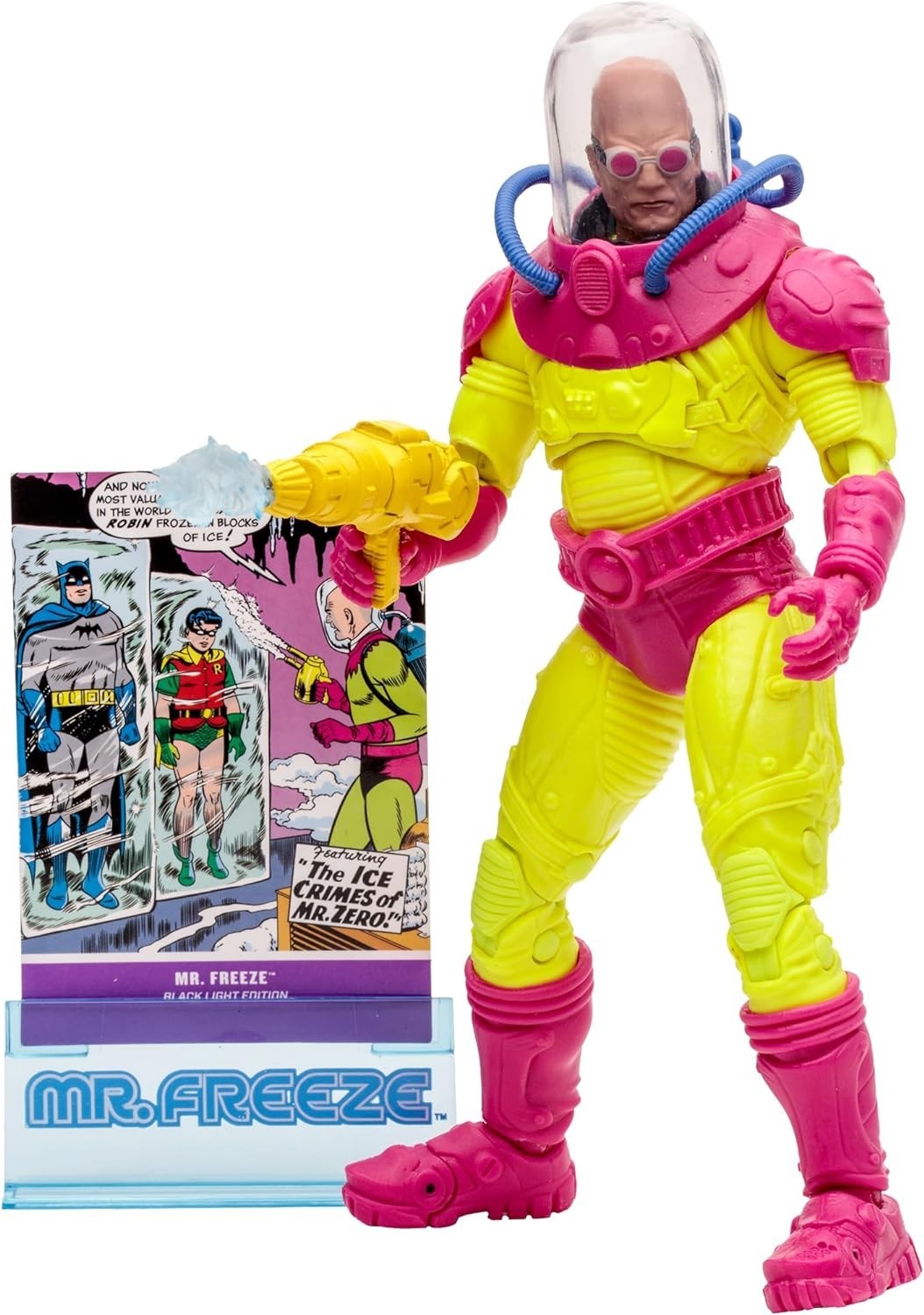 Figura Mr. Freeze The Ice Crimes Of Mr. Zero! Black Light Edition DC ...