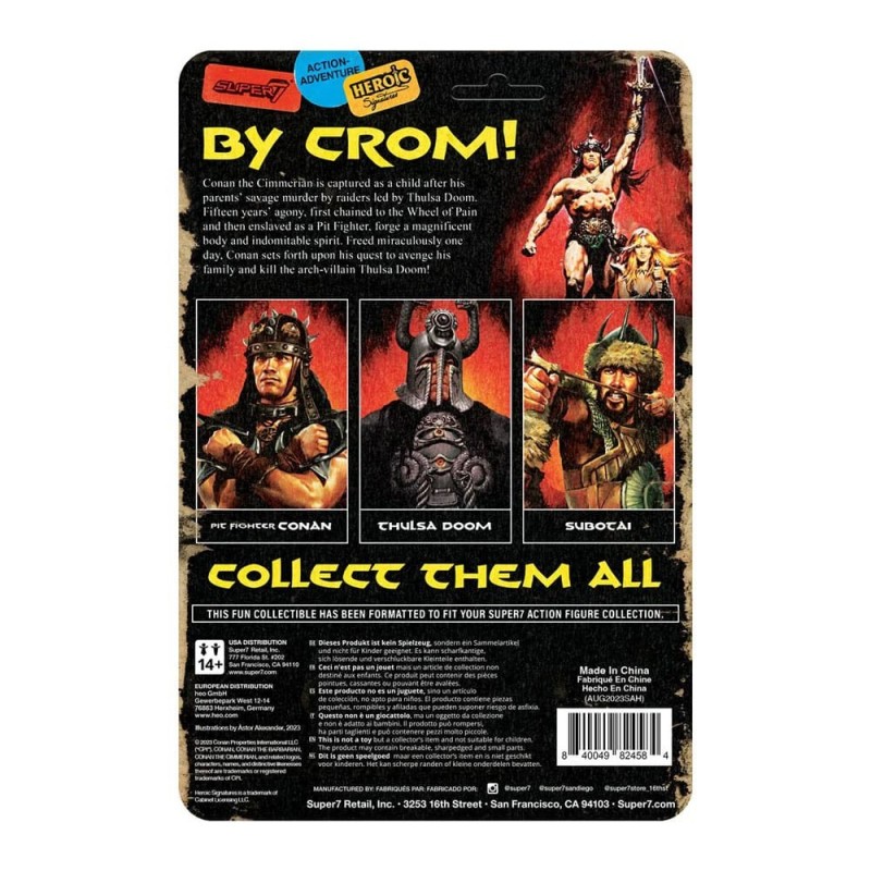 Figura Thulsa Doom, Conan The Barbarian, El Bárbaro, Super 7 ...